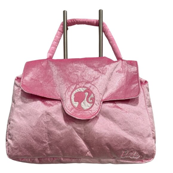 Barbie | Other | Vintage Barbie Pink Satin Handbag With Embroidered ...